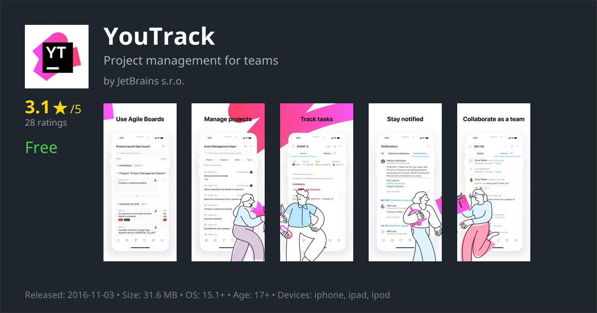 YouTrack App Reviews – Features, Alternatives & User Ratings