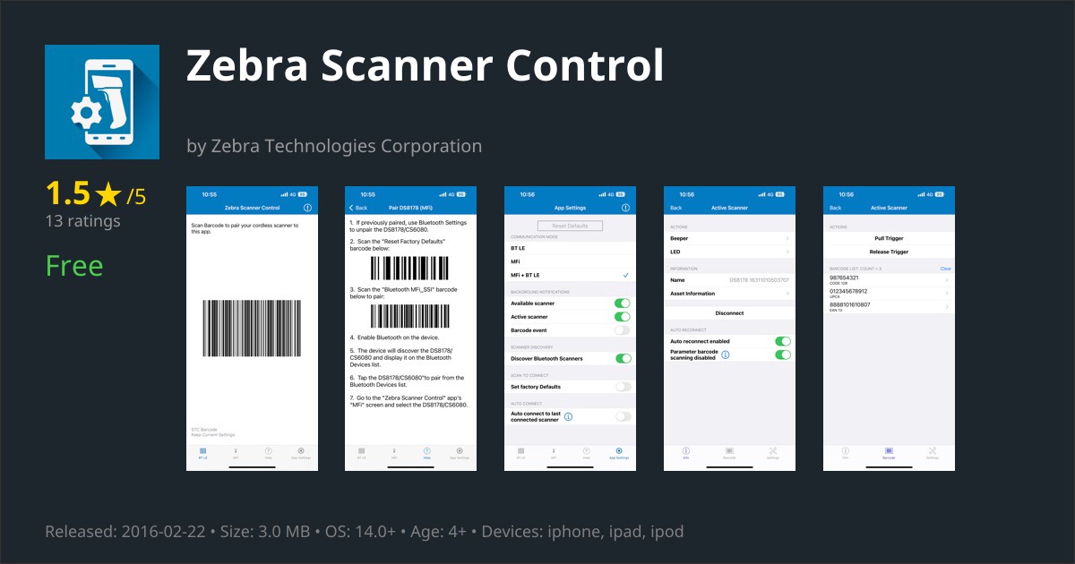 Zebra Scanner Control App Reviews – Features, Alternatives & User Ratings