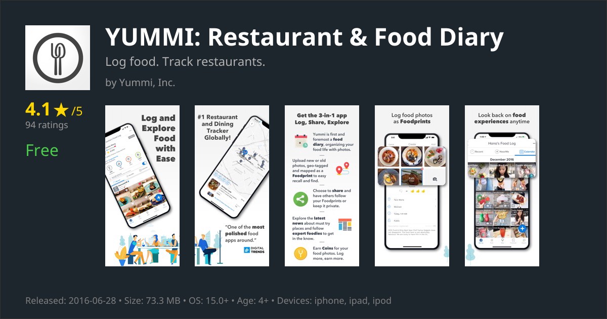 YUMMI App Reviews – Features, Alternatives & User Ratings