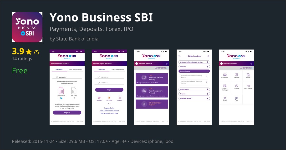 Yono Business SBI App Reviews – Features, Alternatives & User Ratings