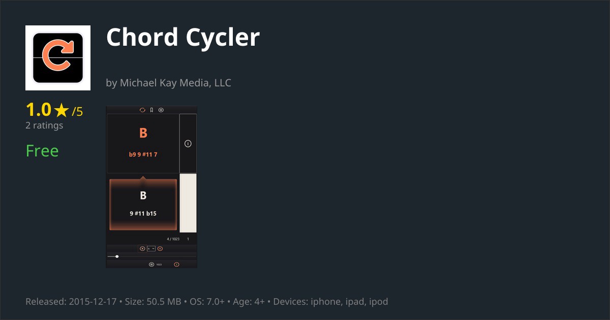 Chord Cycler App Reviews – Features, Alternatives & User Ratings
