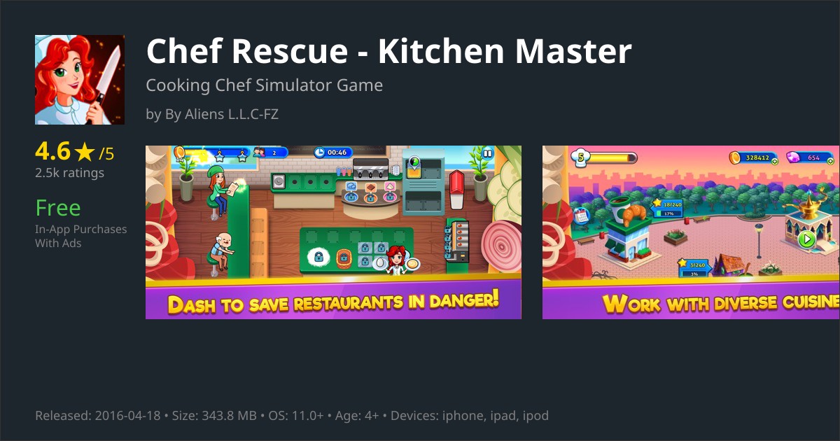 Chef Rescue Game Reviews – Features, Pricing & User Ratings