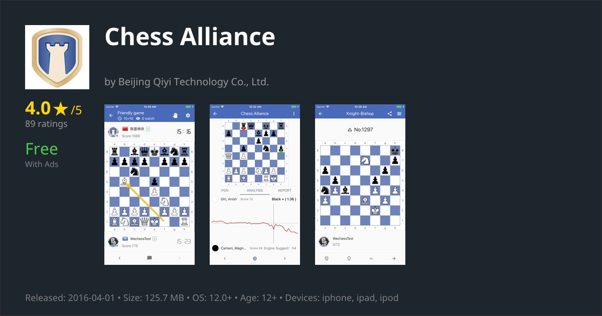 Chess Alliance - Play, Learn, Analyze Chess