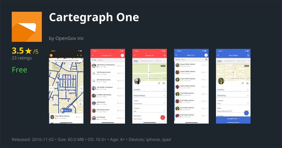 Cartegraph One App Reviews – Features, Alternatives & User Ratings
