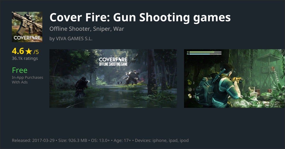 Cover Fire game for iPhone — Download