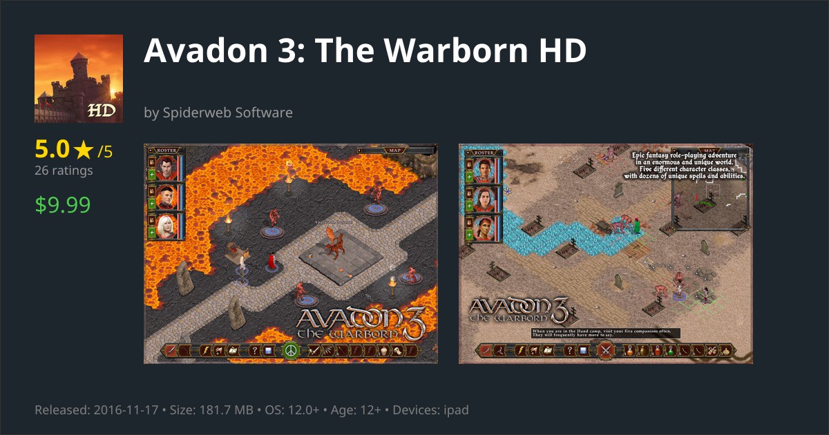 Avadon 3 Game Reviews – Features, Alternatives & User Ratings