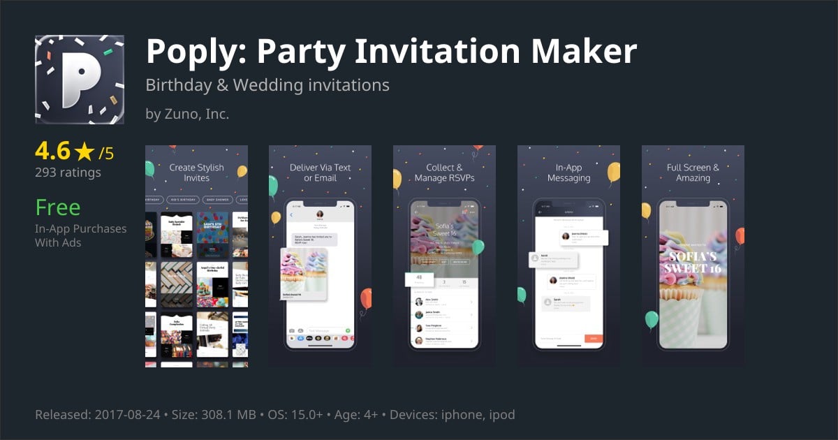 Poply app for iPhone — Download