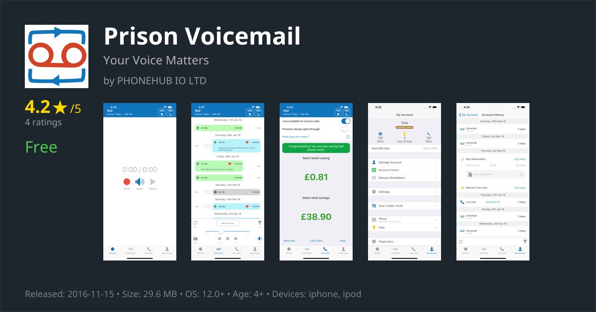 Prison Voicemail App Reviews – Features, Alternatives & User Ratings