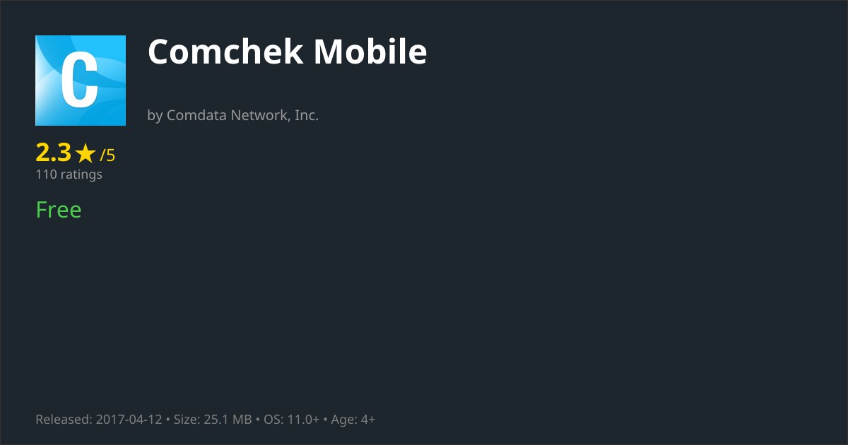 Comchek Mobile App Reviews – Features, Alternatives & User Ratings