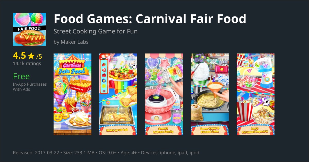Food Games App Reviews – Features, Pricing & User Ratings
