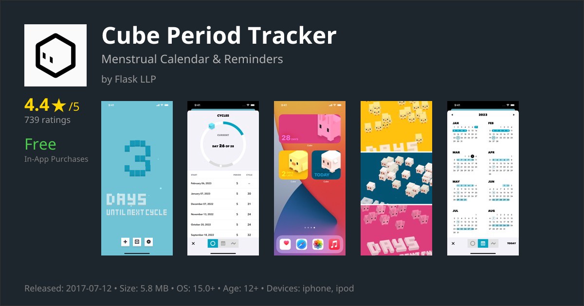 Cube Period Tracker App Reviews – Features, Pricing & User Ratings