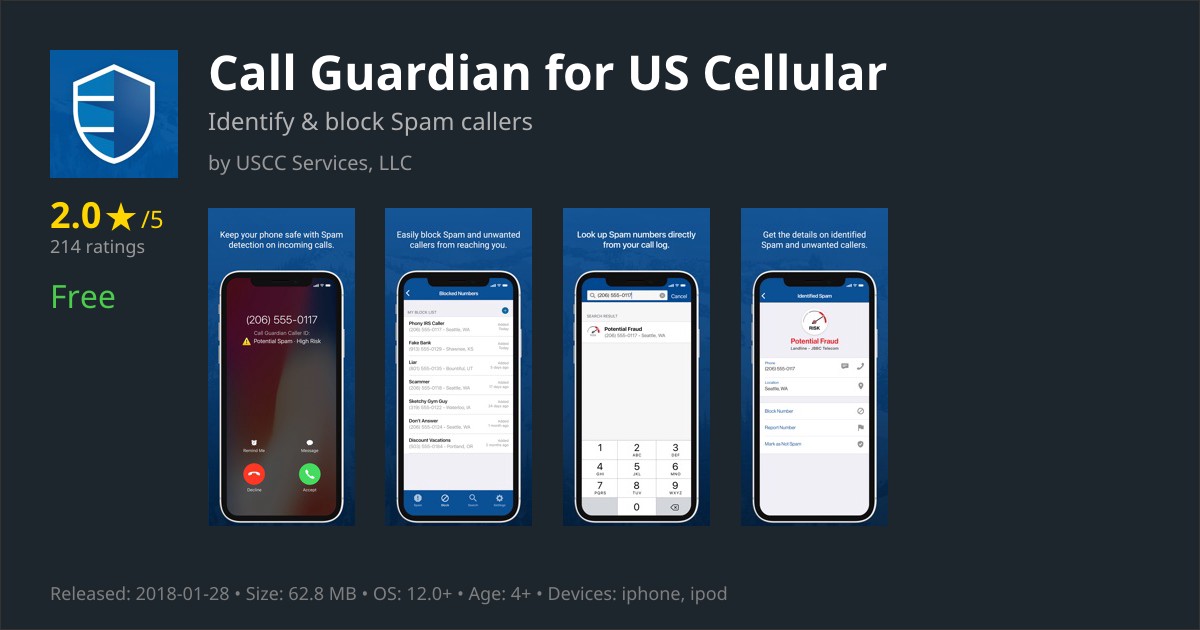Call Guardian for US Cellular App Reviews – Features, Alternatives ...