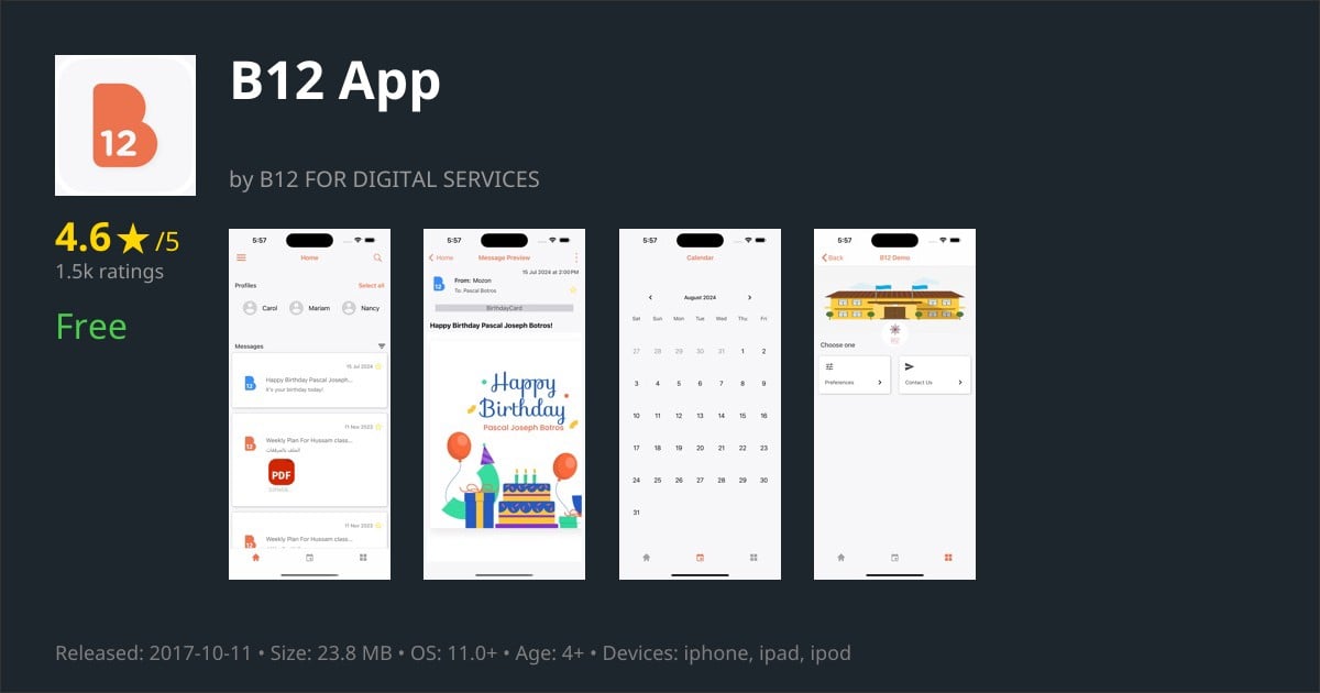 B12 App App Reviews – Features, Alternatives & User Ratings