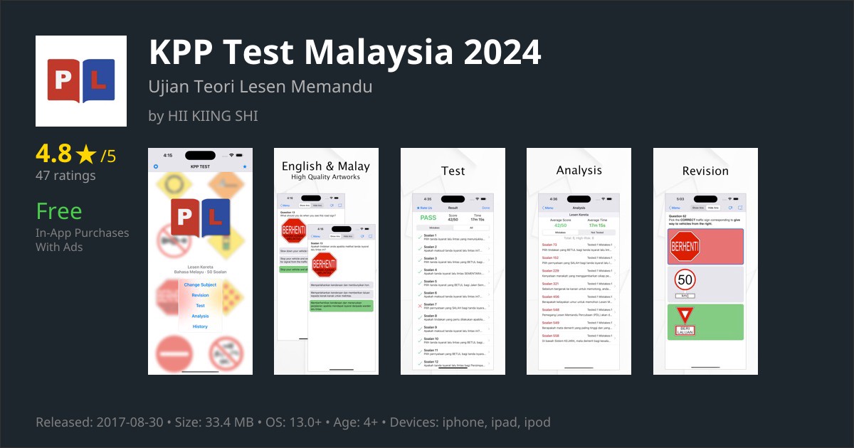 KPP Test Malaysia 2024 App Reviews – Features, Pricing & User Ratings