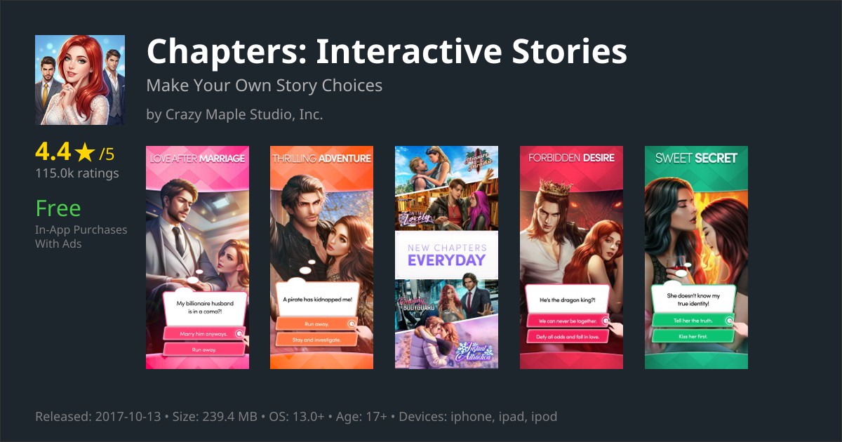 Chapters Game Reviews – Features, Pricing & User Ratings