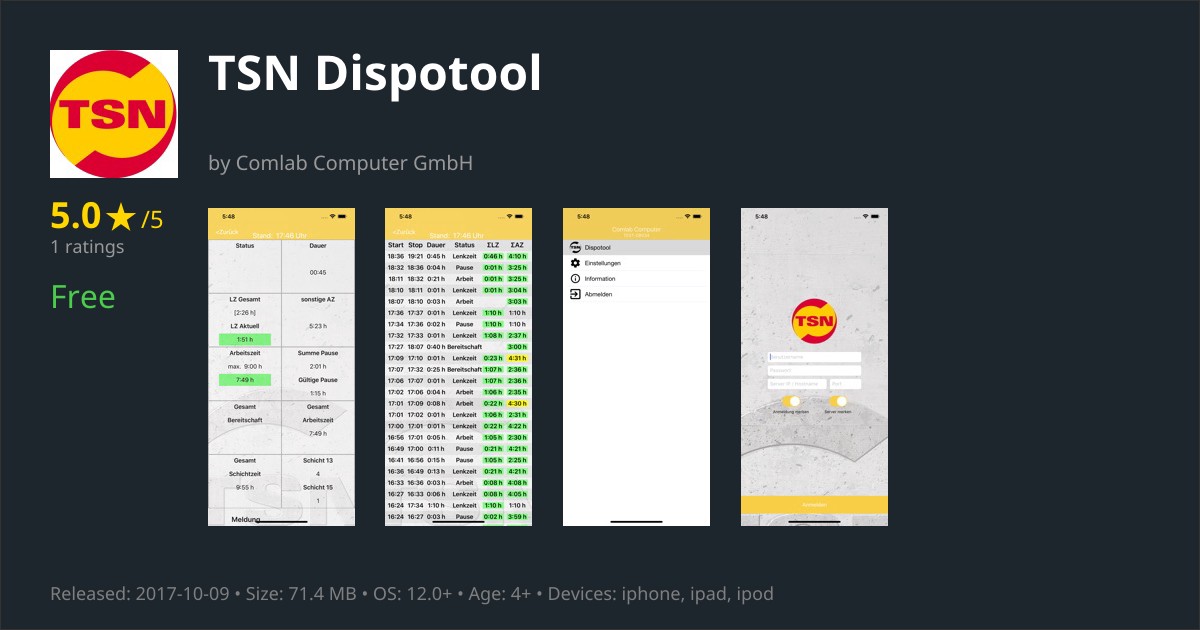 TSN Dispotool App for iPhone - Download