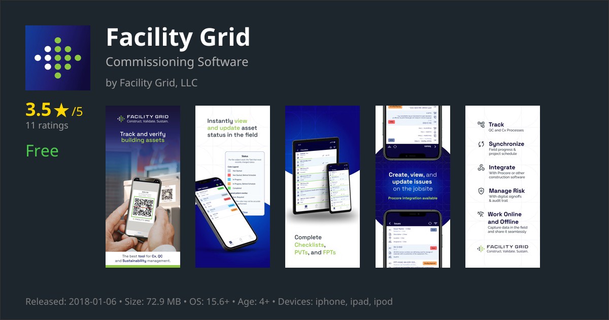 Facility Grid App Reviews – Features, Alternatives & User Ratings