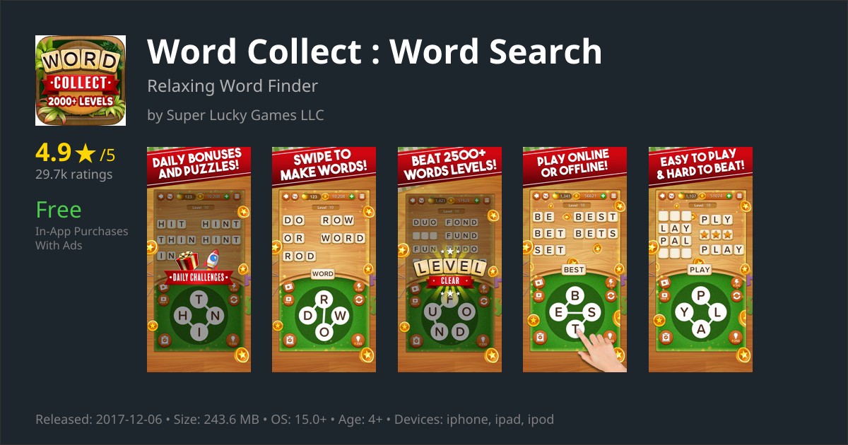 Word Collect Game Reviews – Features, Pricing & User Ratings