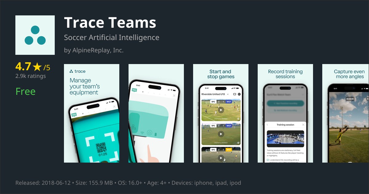 Trace Teams app for iPhone — Download