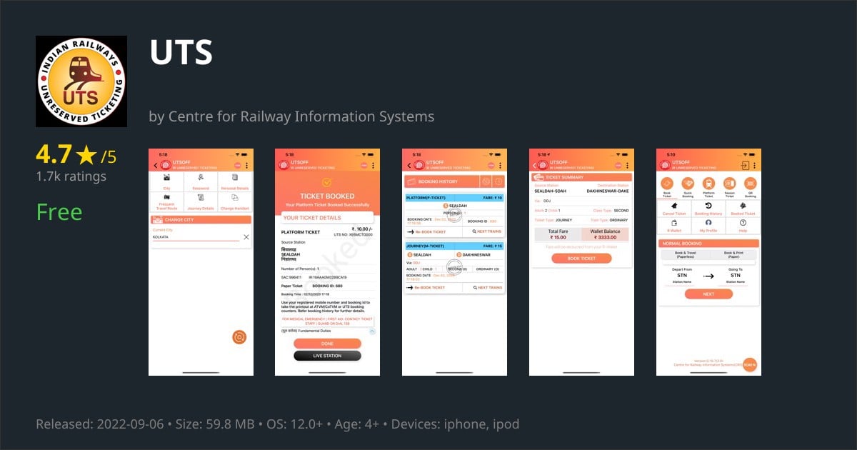 UTS app for iPhone — Download