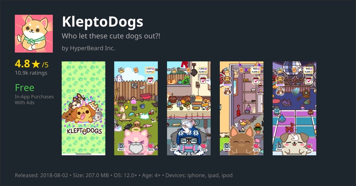 KleptoDogs - Cute Dog Collector Game