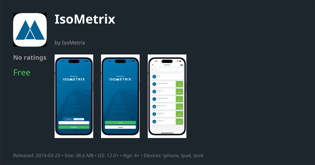 IsoMetrix App Reviews – Features, Alternatives & User Ratings