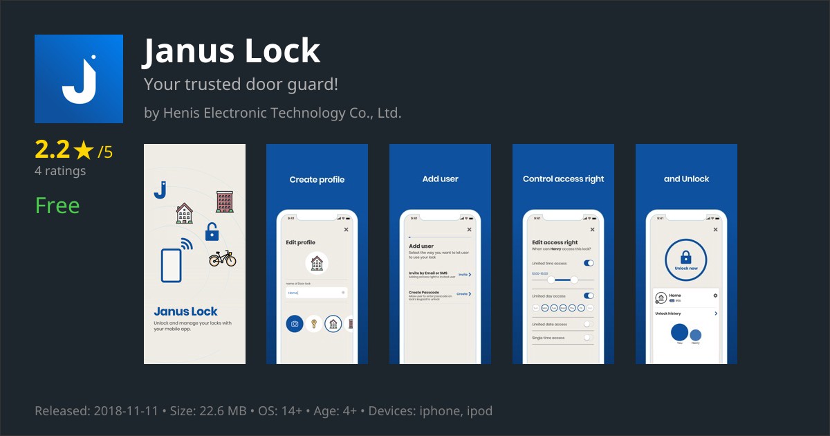 Janus Lock App Reviews – Features, Alternatives & User Ratings