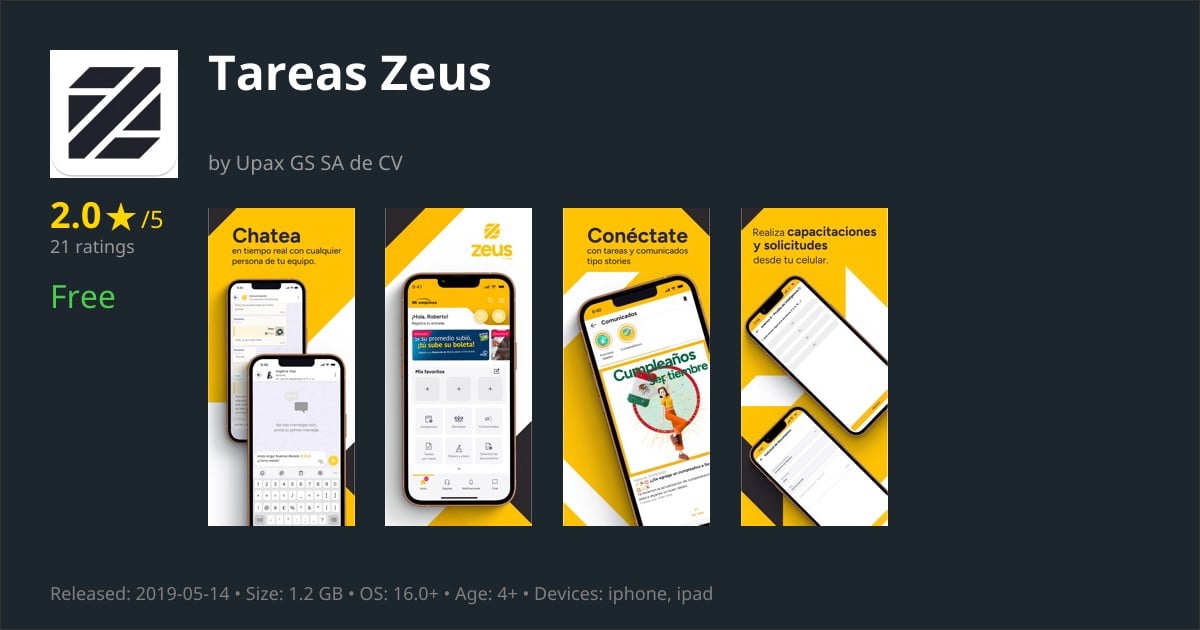 Tareas Zeus App Reviews – Features, Alternatives & User Ratings