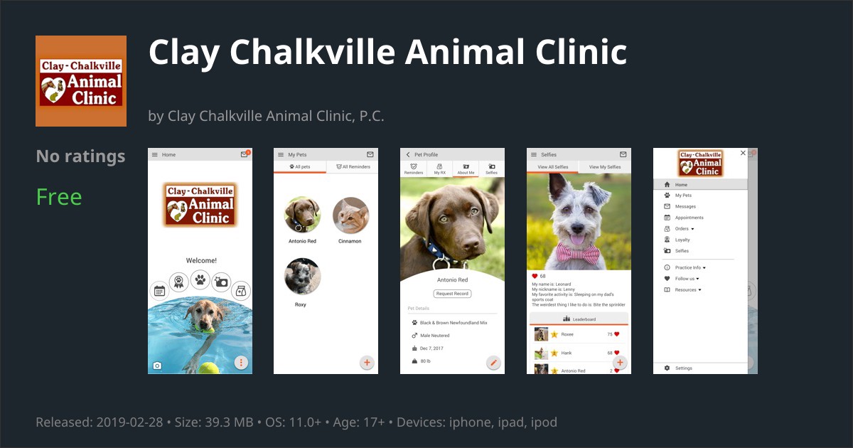 Clay Chalkville Animal Clinic App for iPhone - Download