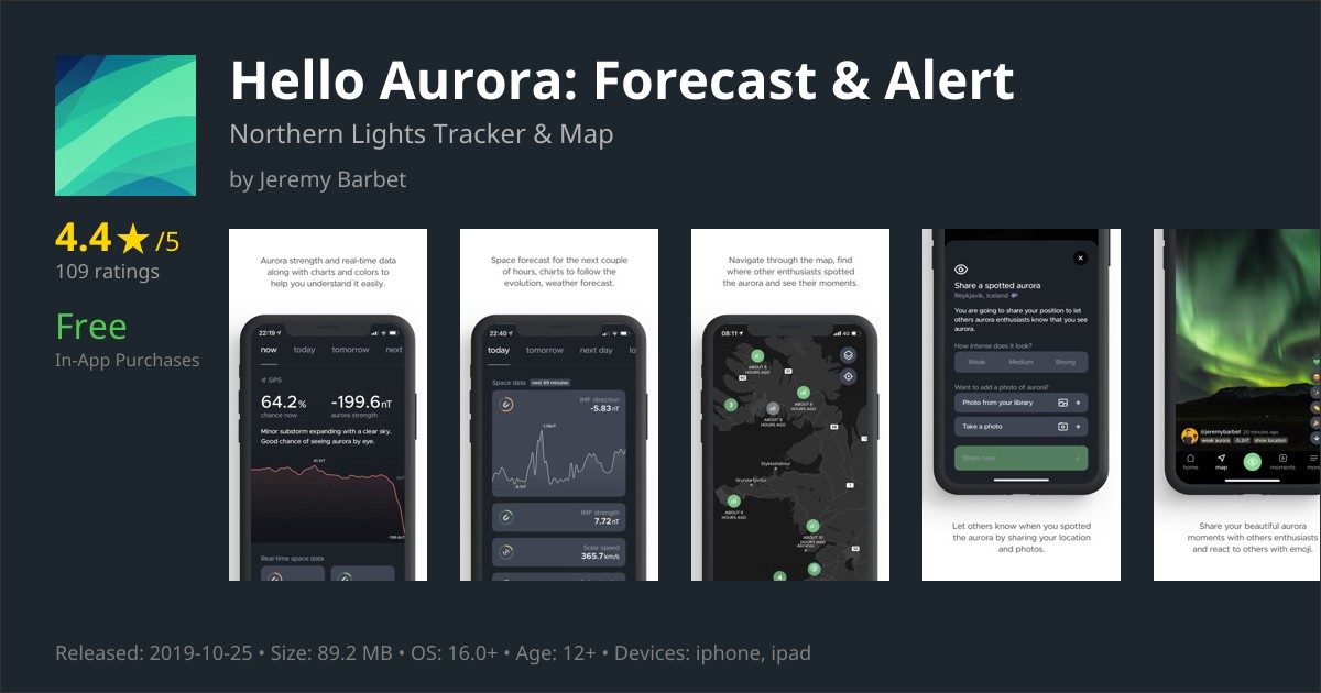 Hello Aurora app for iPhone — Download