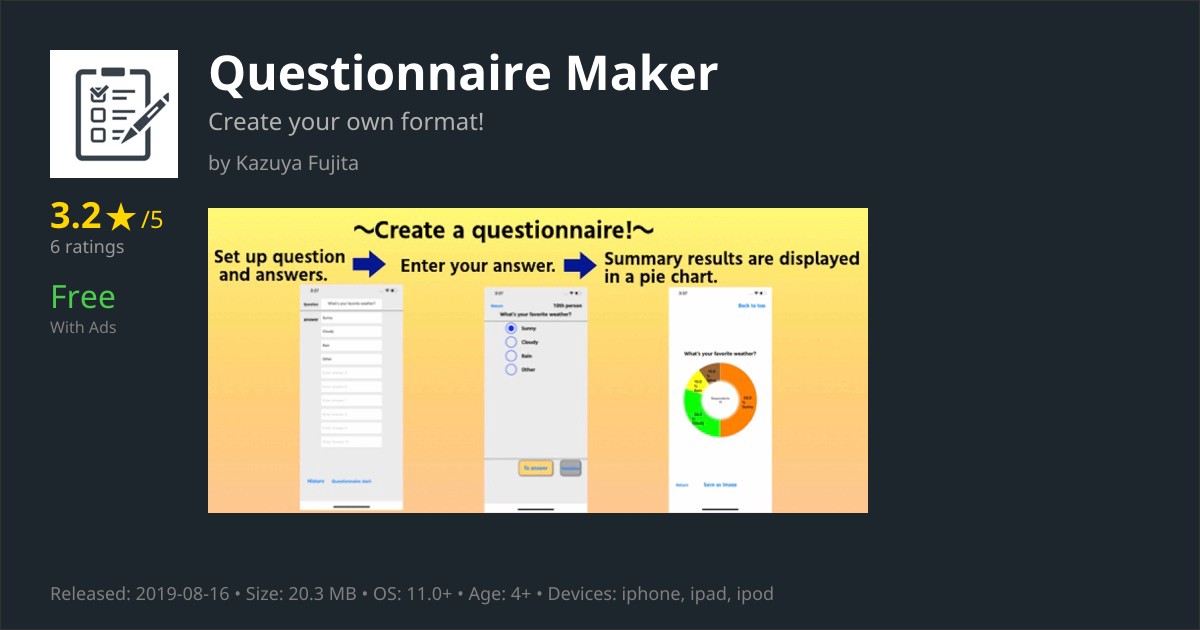 Questionnaire Maker App Reviews – Features, Alternatives & User Ratings