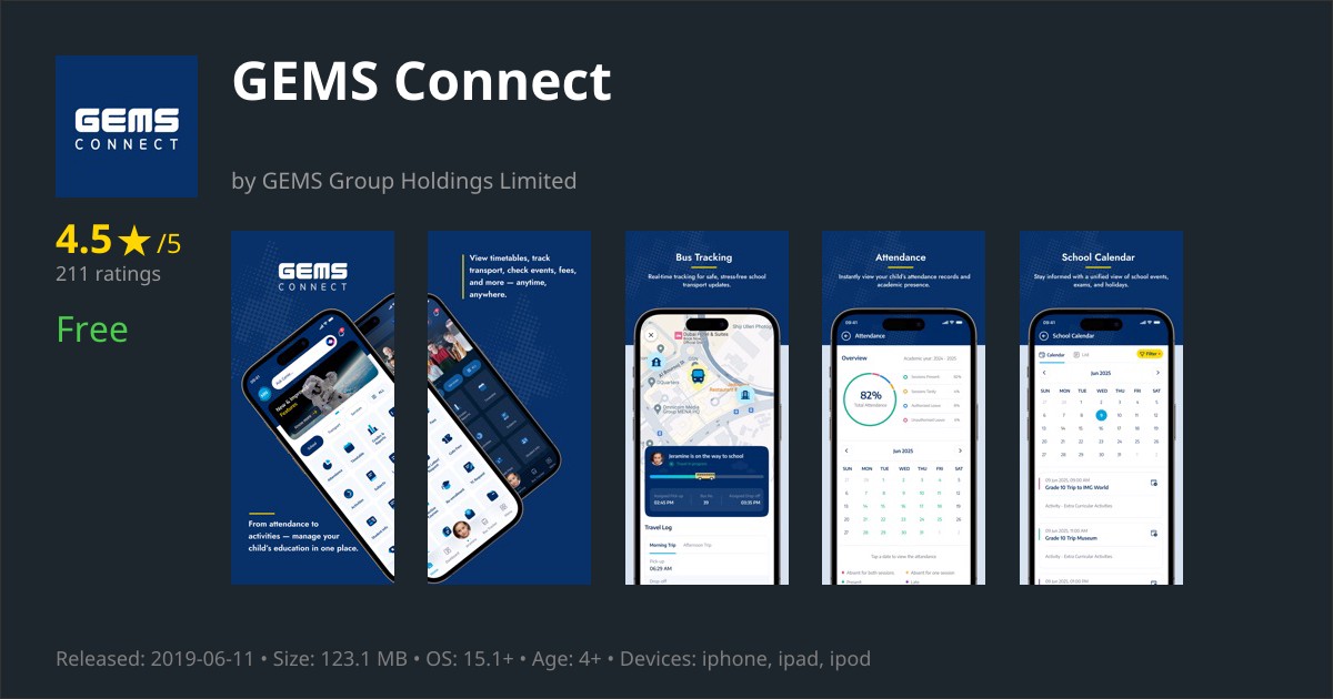 GEMS Connect App Reviews – Features, Alternatives & User Ratings