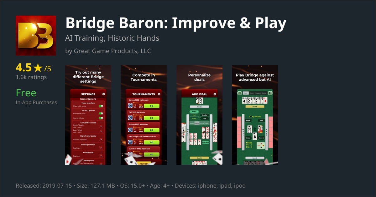Bridge Baron Game Reviews – Features, Pricing & User Ratings