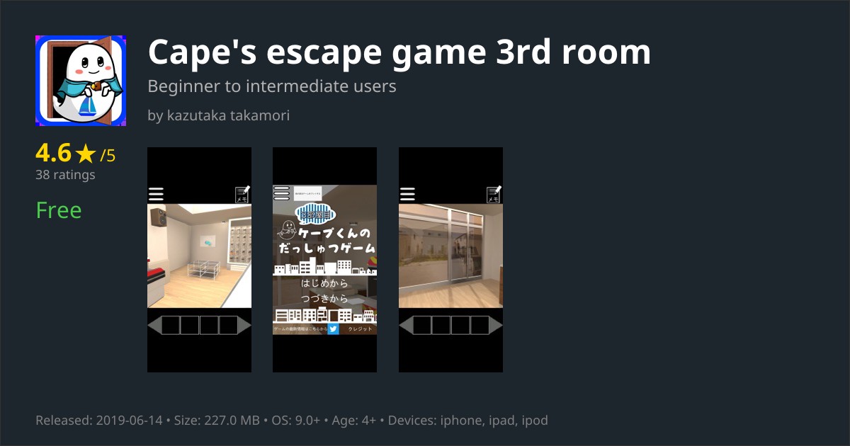 Cape's Escape Game 3rd Room - Puzzle Game