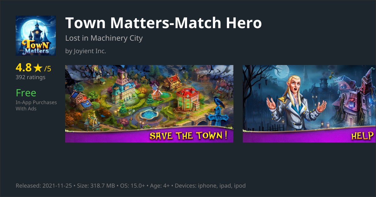 Town Matters Rewiews | Read user reviews of Town Matters-Match Hero