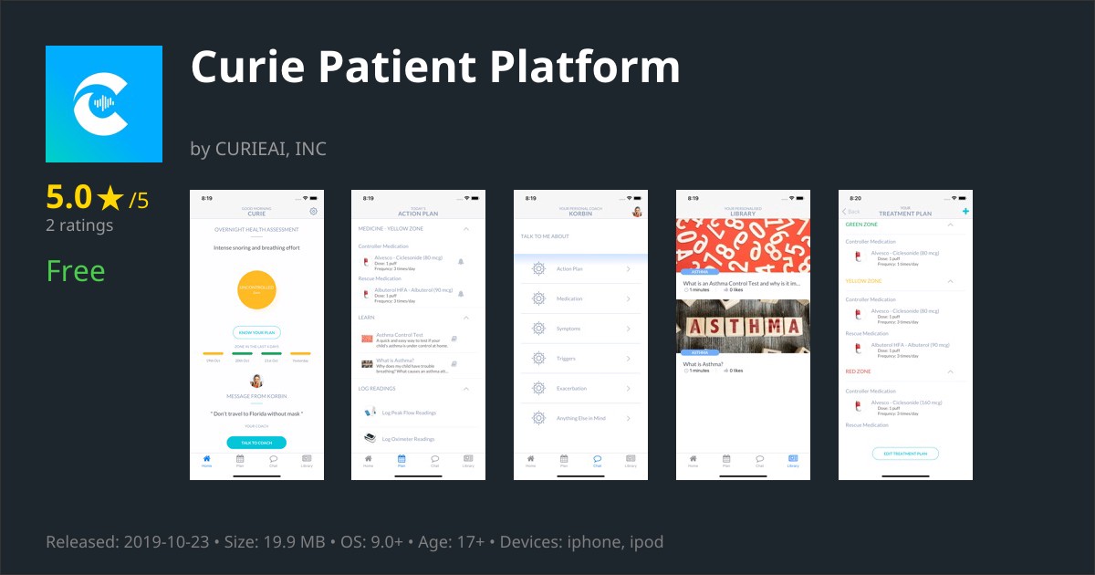 Curie Patient Platform App Reviews – Features, Alternatives & User Ratings