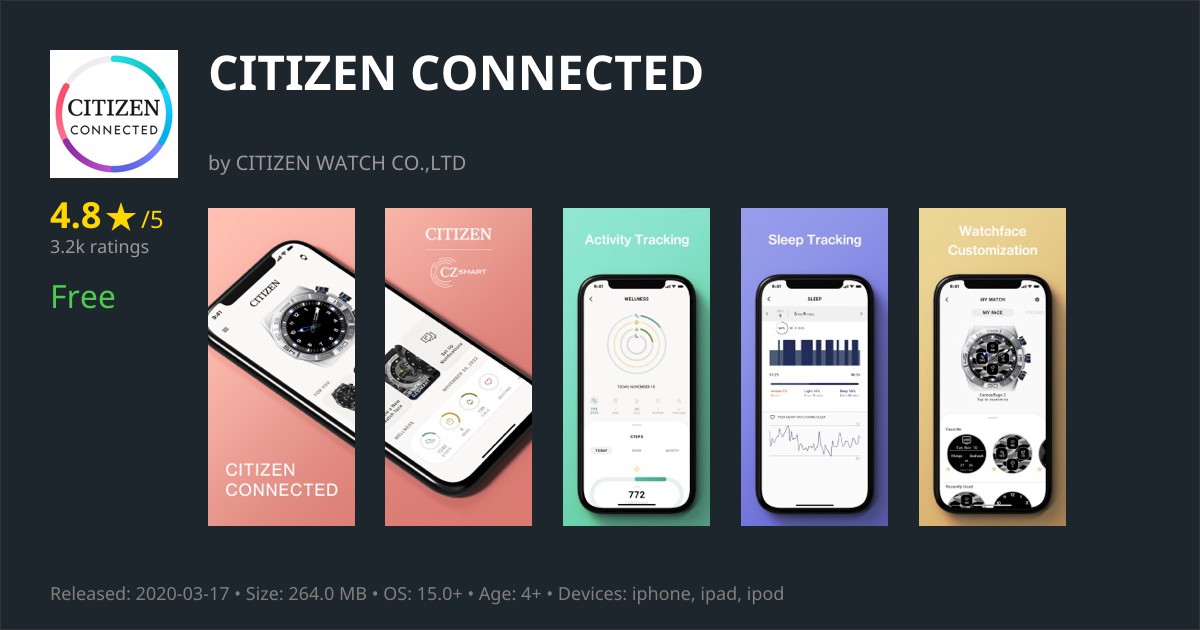CITIZEN CONNECTED App Reviews – Features, Alternatives & User Ratings