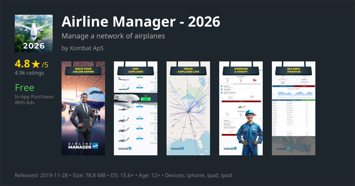 Airline Manager Game Reviews – Features, Pricing & User Ratings