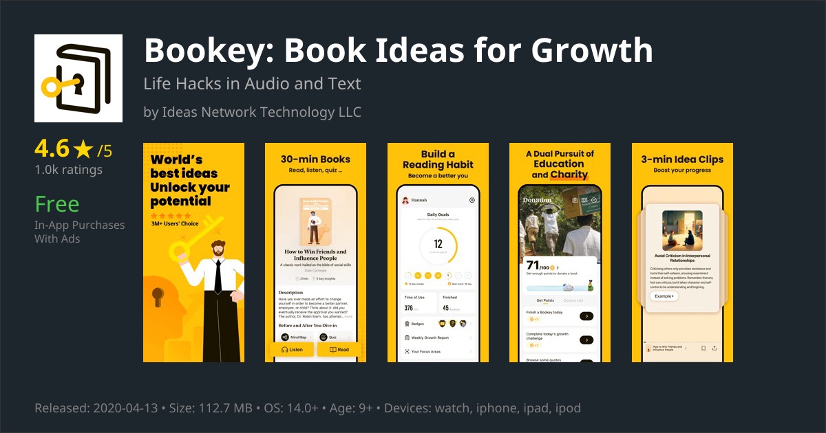 Bookey - Book Summaries & Audio Insights