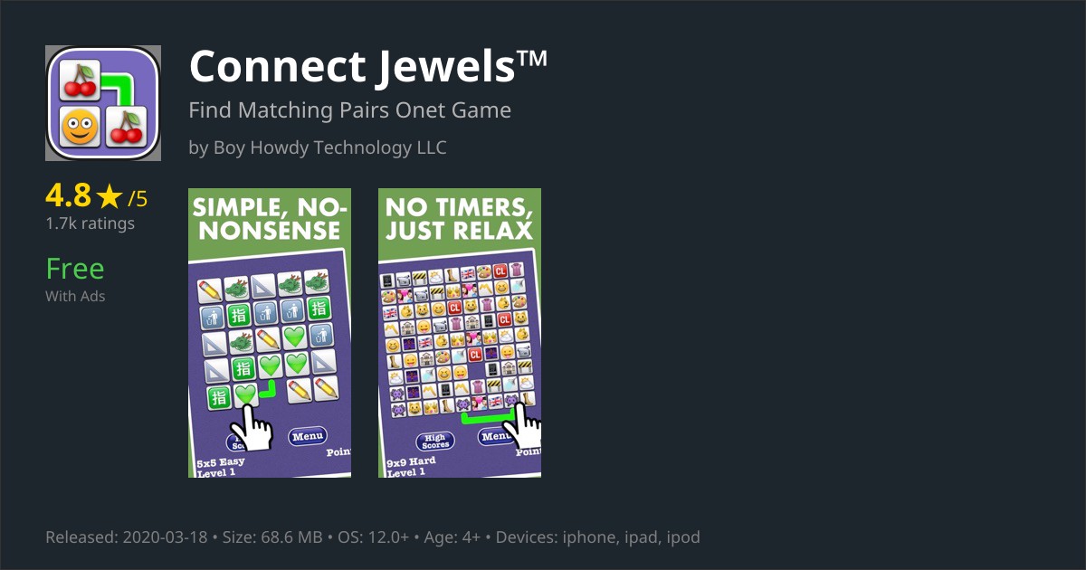 Connect Jewels™ Game Reviews – Features, Alternatives & User Ratings