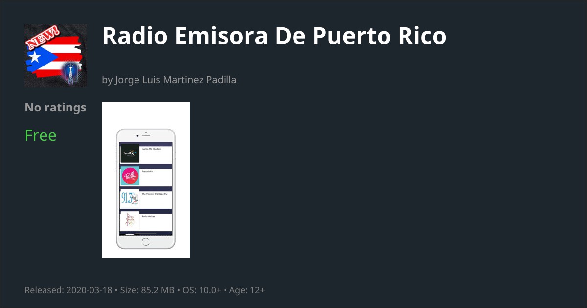 Radio Emisora De Puerto Rico App Reviews – Features, Alternatives ...