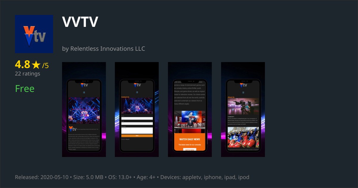 VVTV App Reviews – Features, Alternatives & User Ratings