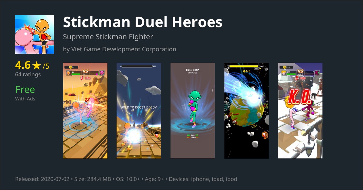 Stickman Duel Heroes Game Reviews – Features, Alternatives & User Ratings