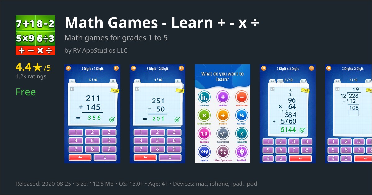 Math Games App Reviews – Features, Alternatives & User Ratings