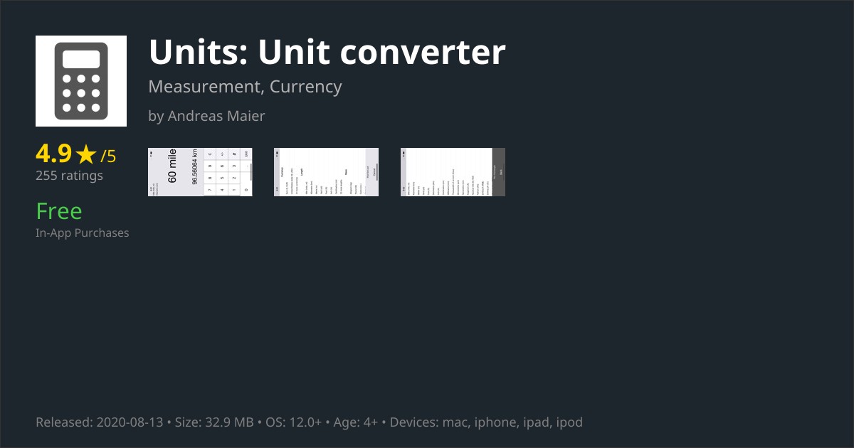 Units App Reviews – Features, Pricing & User Ratings