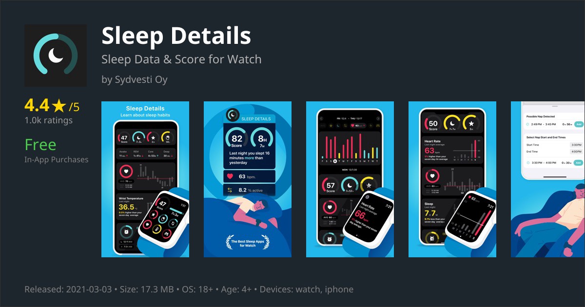 Sleep Details App Reviews – Features, Pricing & User Ratings