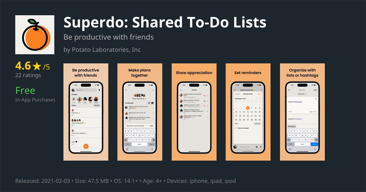 Superdo - Shared To-Do Lists & Collaboration
