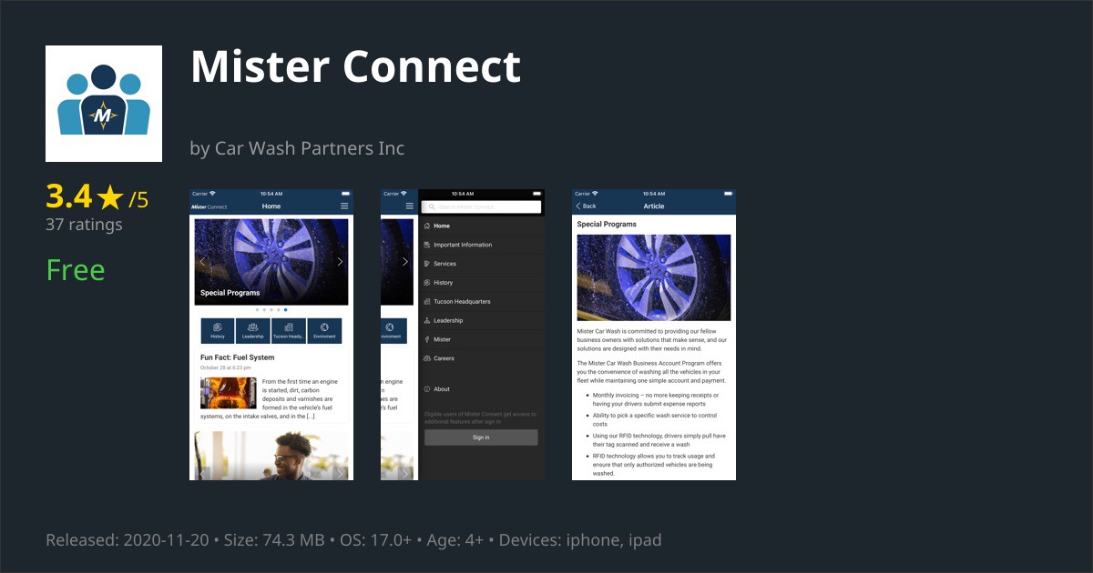 Mister Connect App Reviews – Features, Alternatives & User Ratings