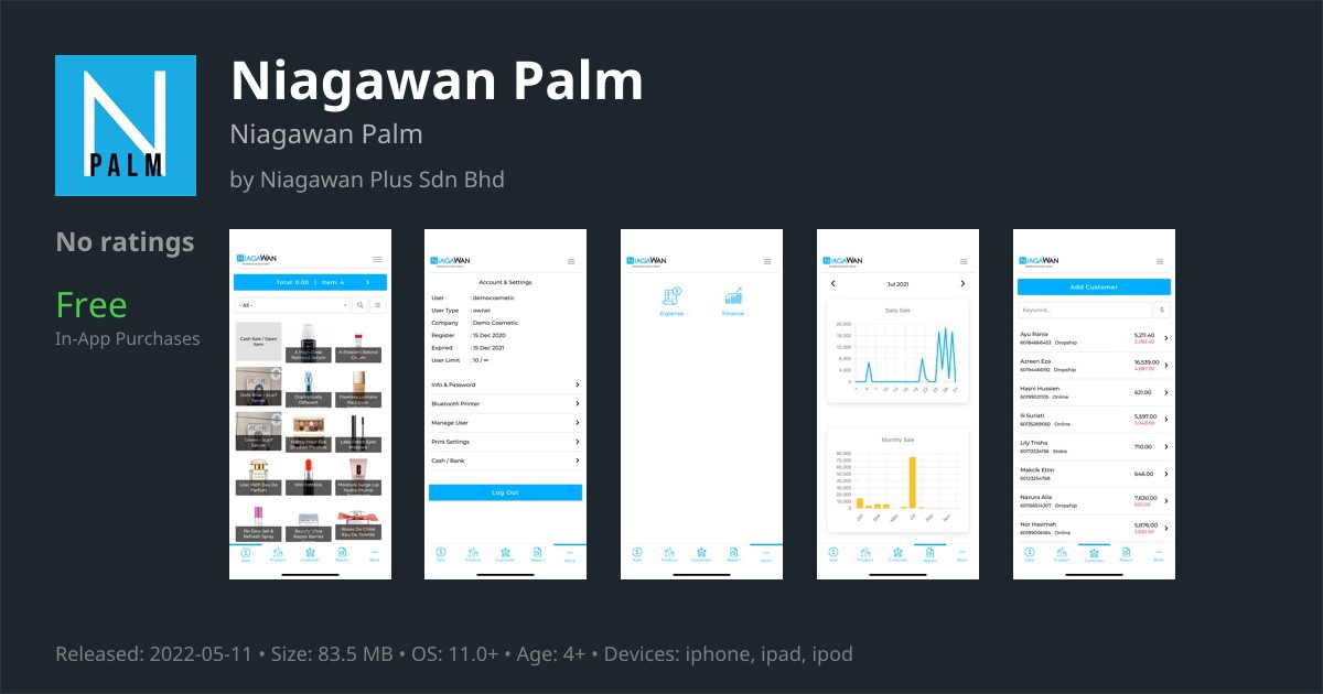 Niagawan Palm App Reviews – Features, Pricing & User Ratings