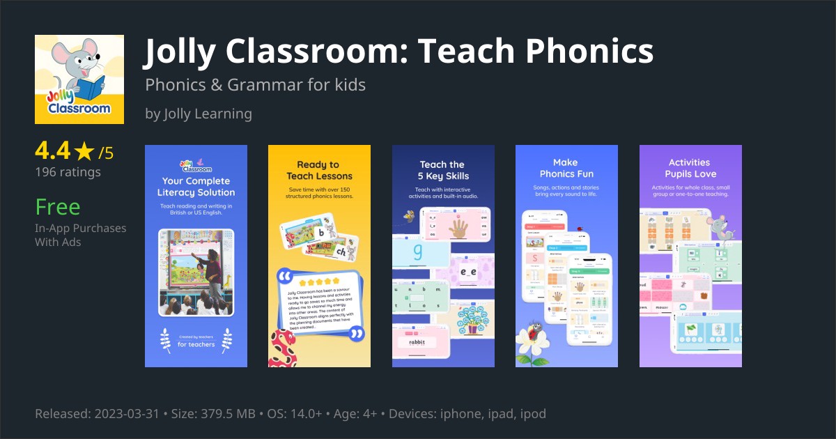 Jolly Classroom App Reviews – Features, Pricing & User Ratings